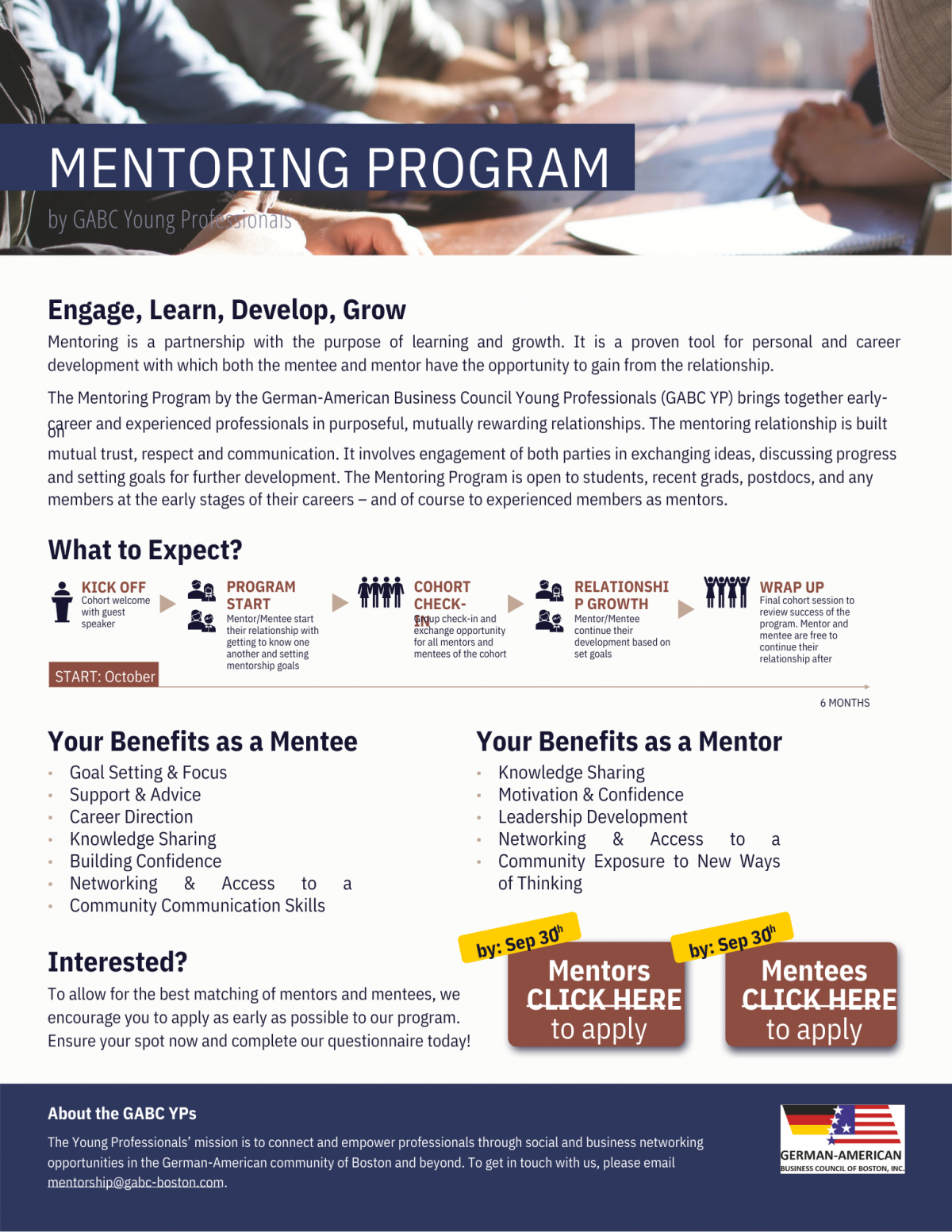 Mentoring Program : GABC Boston
