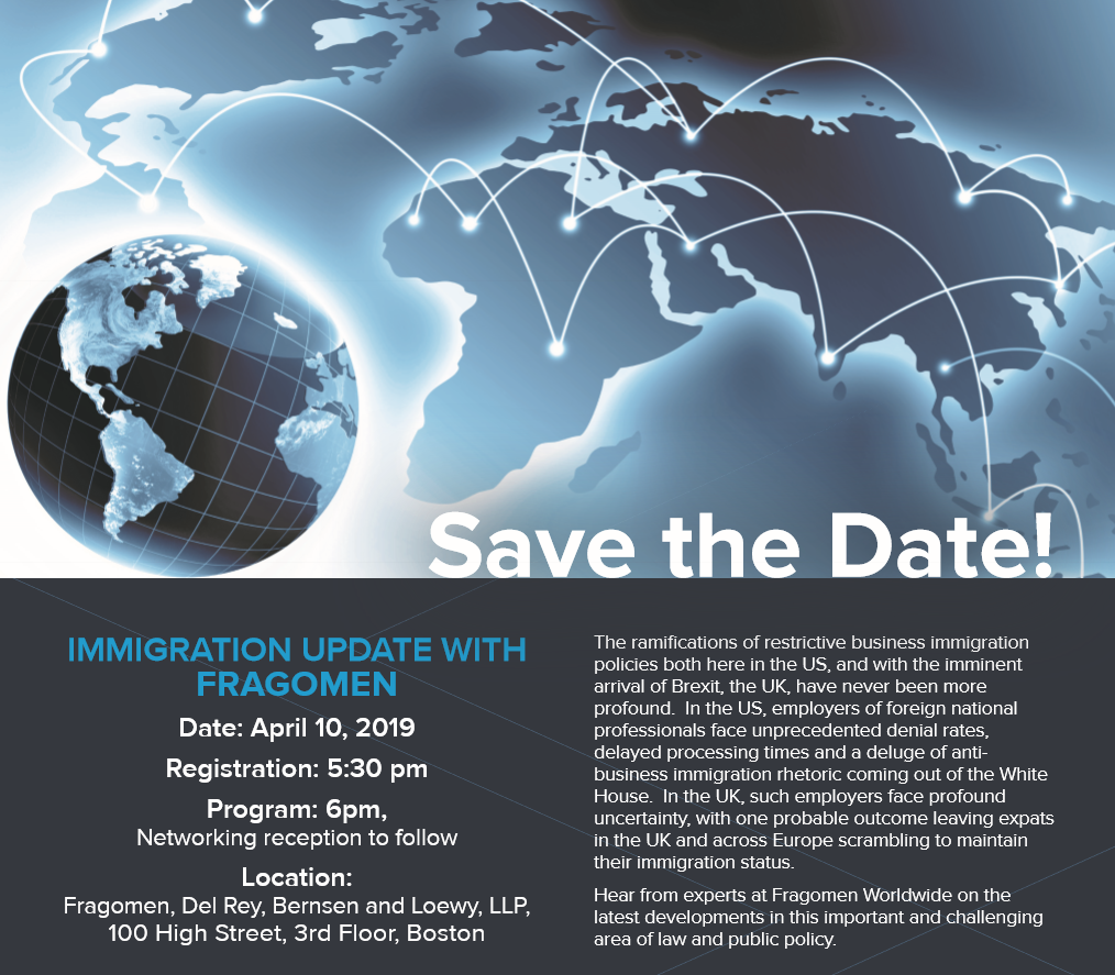 POSTPONED — Immigration Update (collaborative event) : GABC Boston